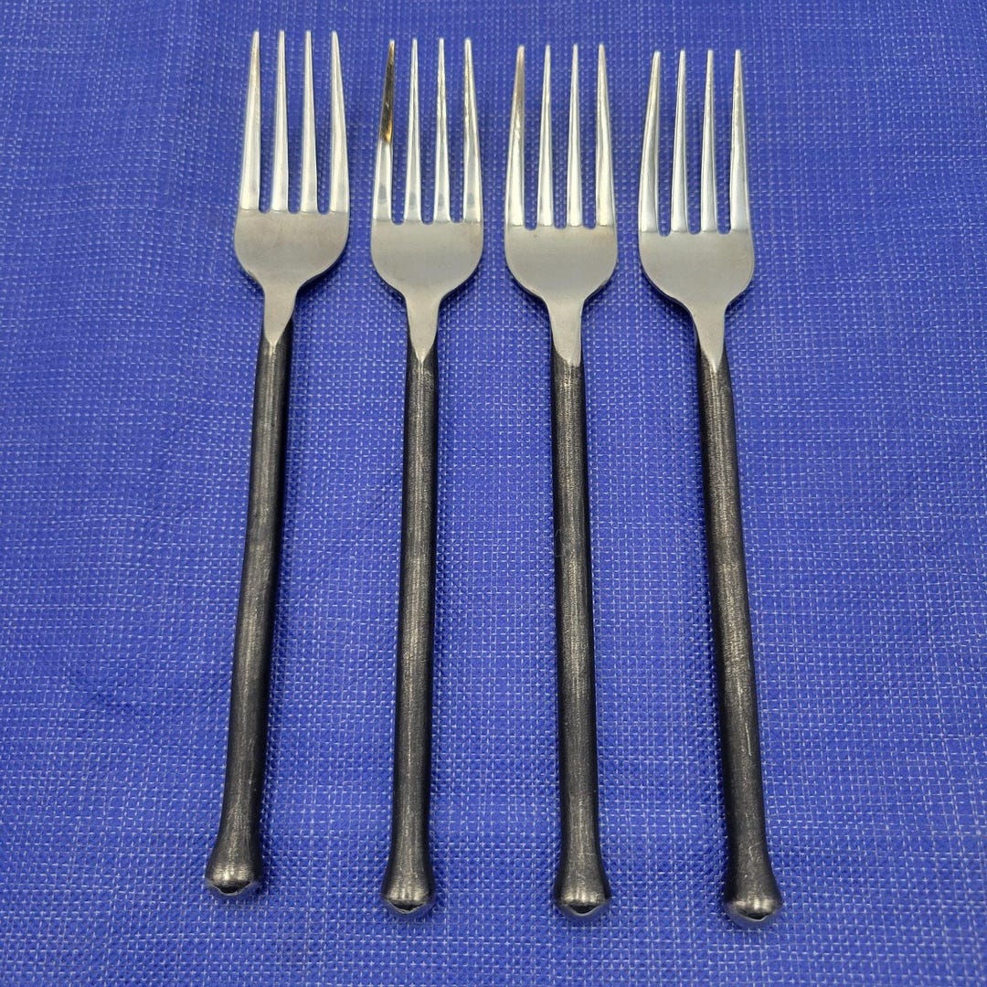 Gourmet Settings MONTANA Stainless GS Set of 4 Pcs Salad Fork - Etsy