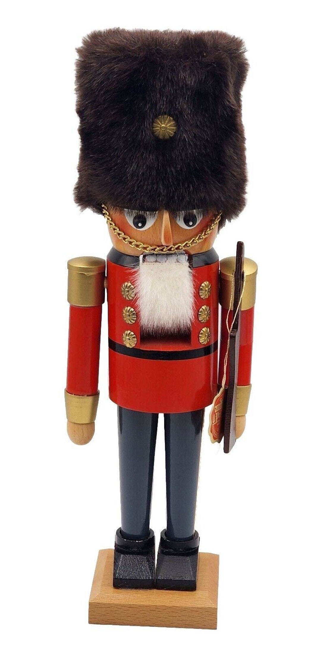 Vintage Steinbach Nutcracker: 15.5" Beefeater Toy Soldier With Fur Hat ...