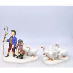 Dept 56 Twelve Days of Dickens' Village VI Six Geese A LAYING 58382 ...