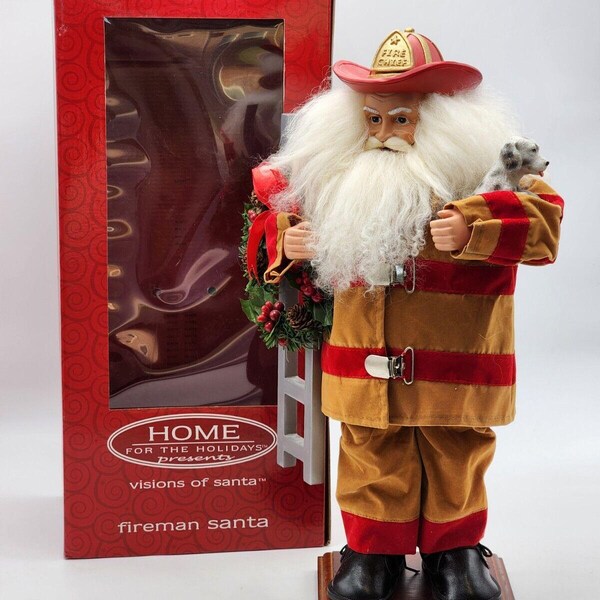 Fireman Santa - Etsy
