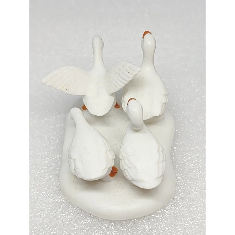 Dept 56 Twelve Days of Dickens' Village VI Six Geese A LAYING 58382 ...