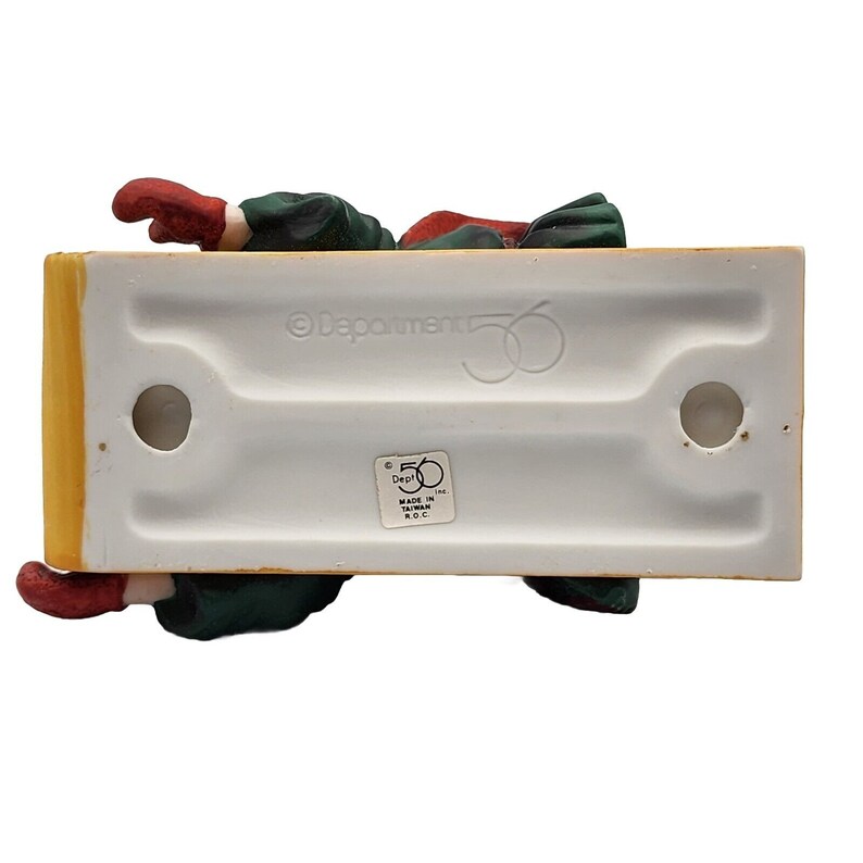 Dept 56 Thaddeus the Tobogganist Merry Makers Figurine 93572 VTG 1996 ...