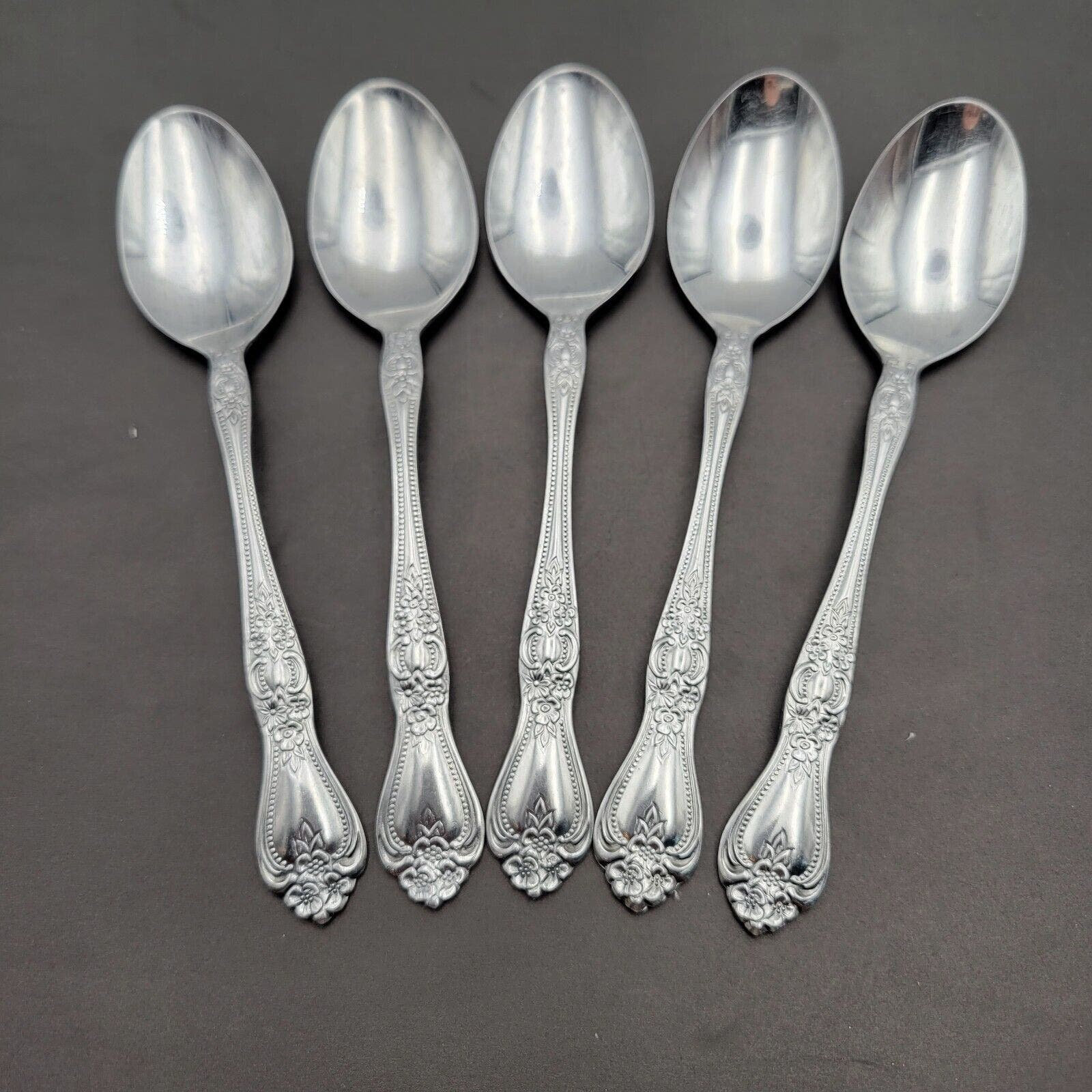 Vtg Rogers Precious Rose Stainless Flatware Set of 33 Pcs Korea - Etsy