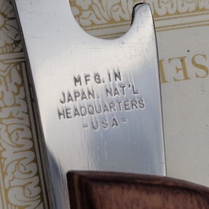 Vintage Maxam Steel Knife Set 3 Pieces W/ Original Box Carving Kitchen ...