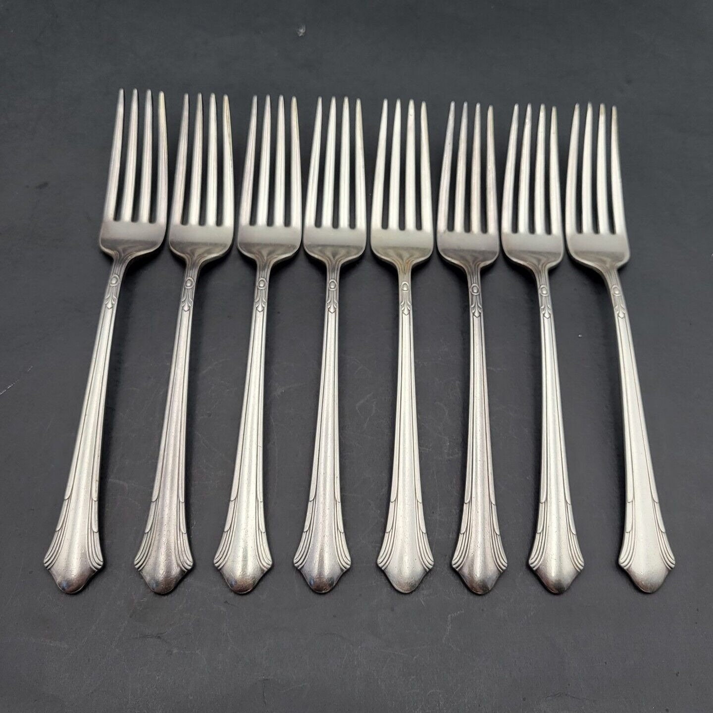 Gorham Plate 1930 LADY CAROLINE Dinner Fork Set of 8 VTG Rare - Etsy