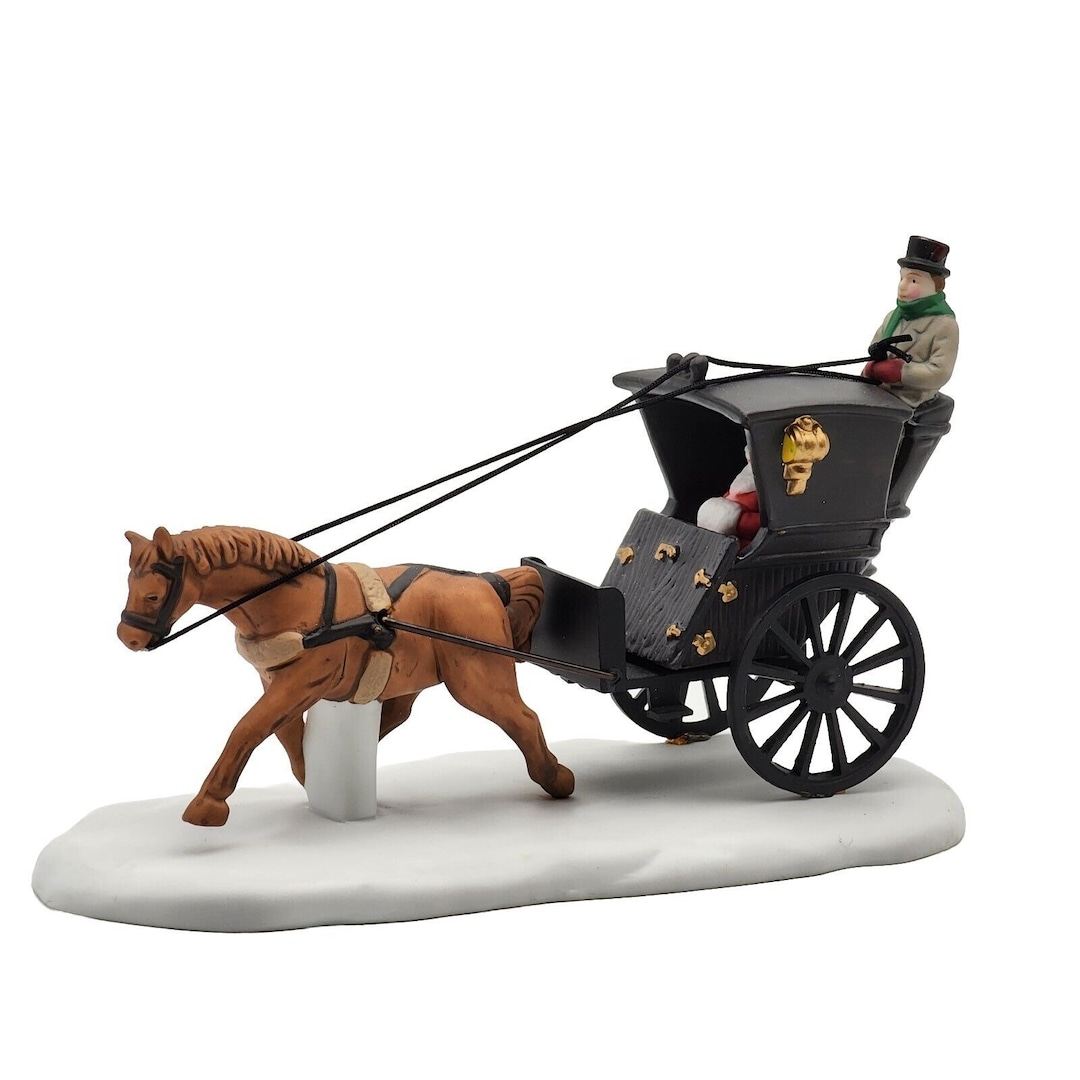 Dept 56 Kings Road Cab Heritage Village Collection VTG 1989 in Original ...