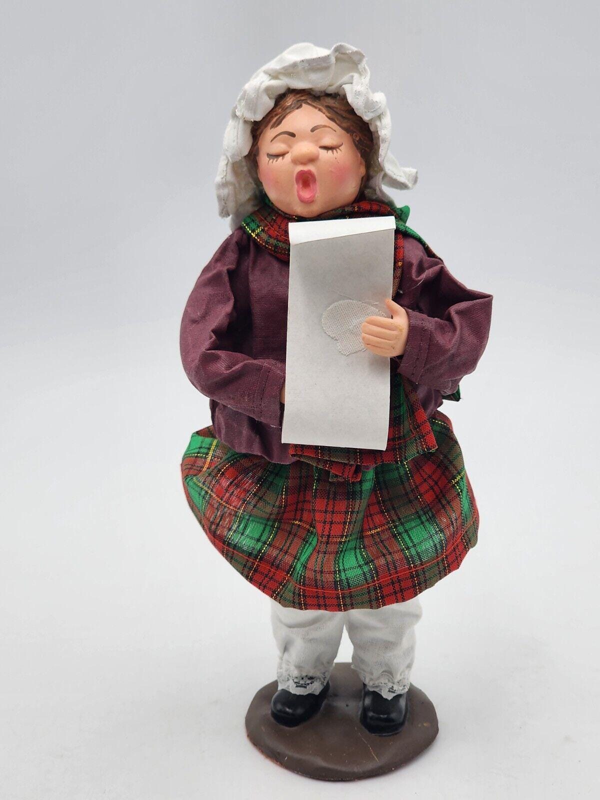 Home for the Holidays Fabric Mache Carolers Set of 4 in Original Box by ...
