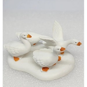 Dept 56 Twelve Days of Dickens' Village VI Six Geese A LAYING 58382 ...