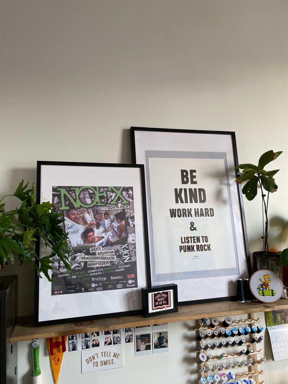 Be Kind Poster PUNK ROCK - Etsy