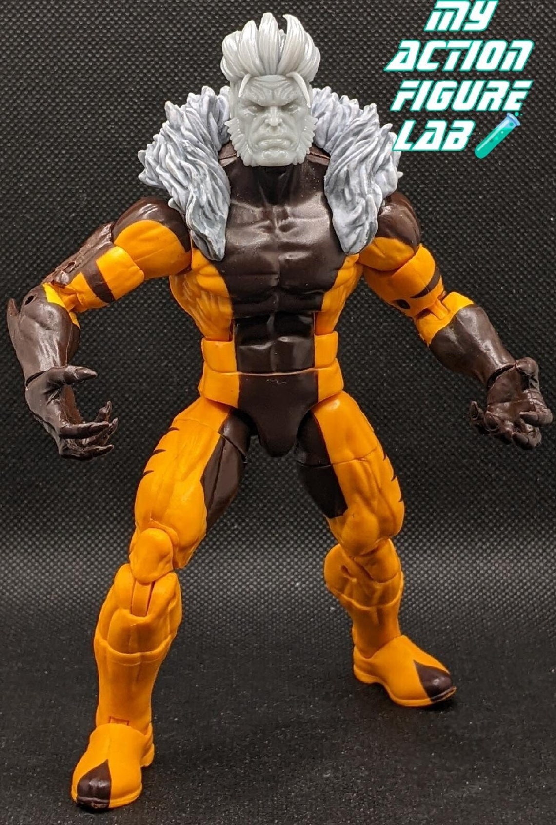 3D Printed Sabertooth Head Sculpt Custom - Etsy