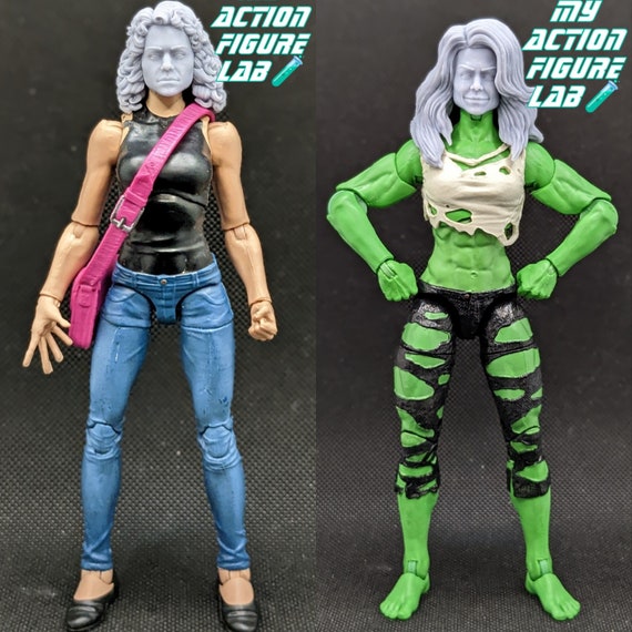 3D Printed She-hulk Head Sculpts Custom Unpainted - Etsy UK