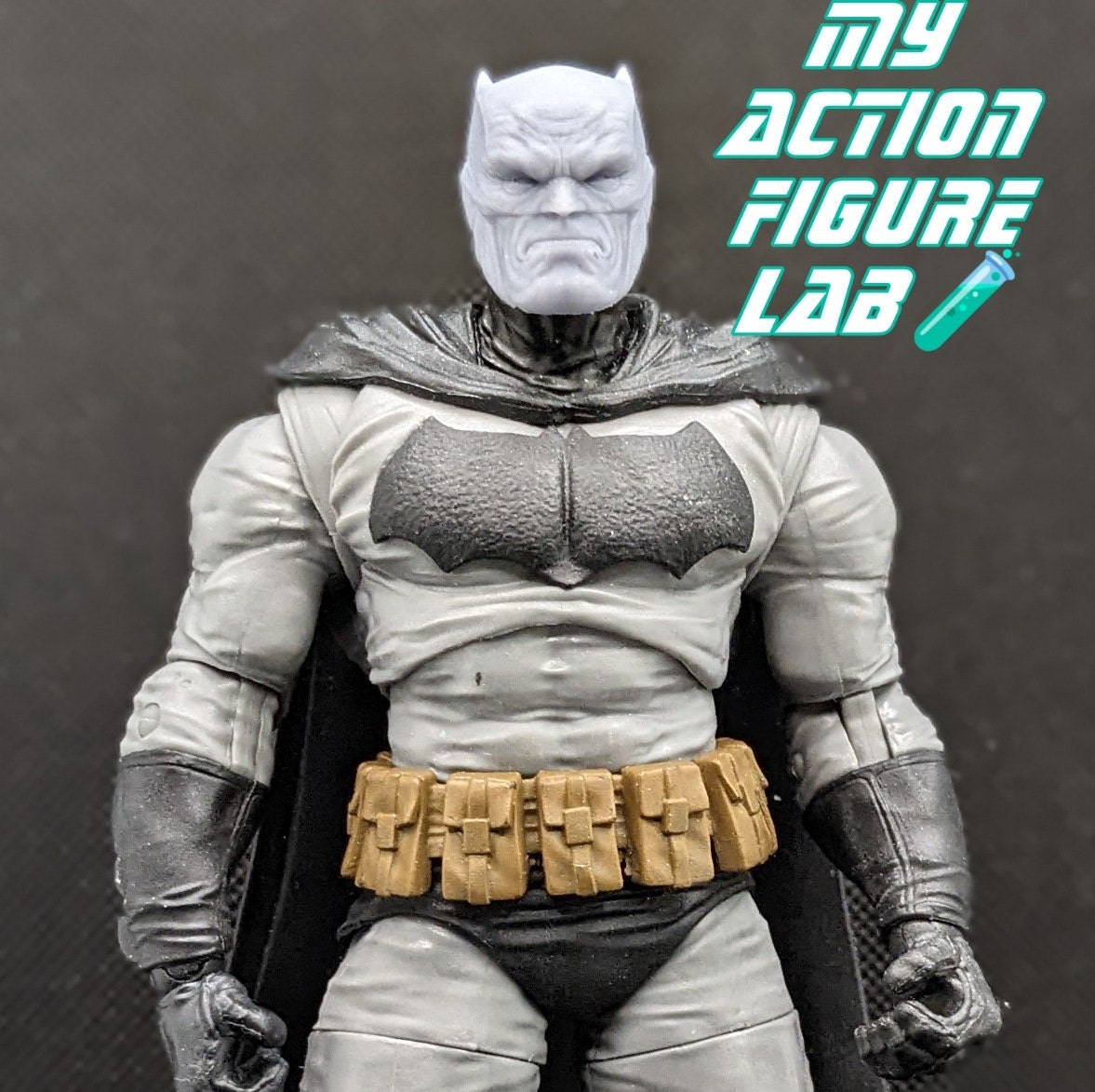 3D Printed Bats Head Sculpt Custom Unpainted TDKR - Etsy