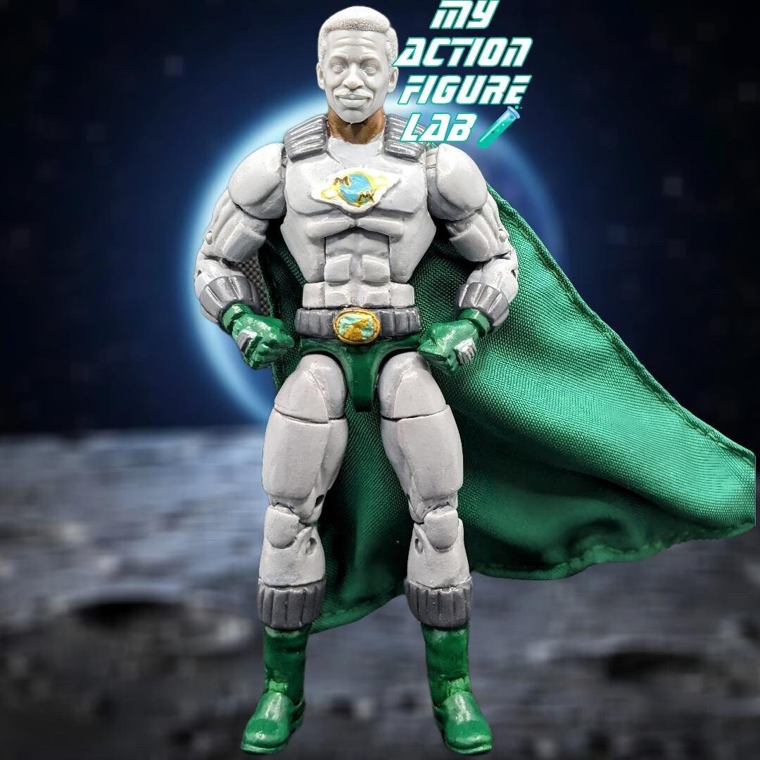 3D Printed Meteor Man Head Sculpt Custom Unpainted - Etsy