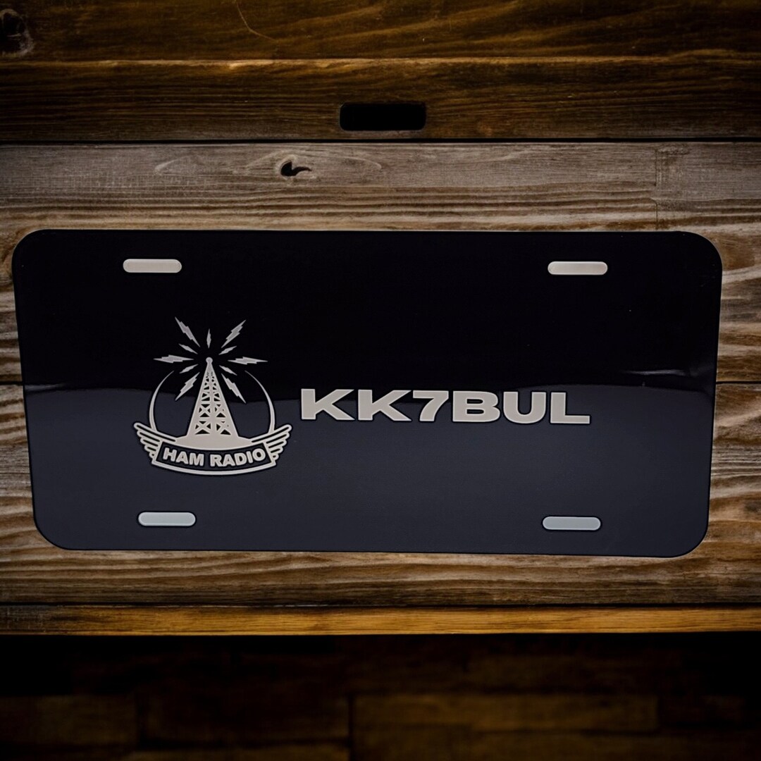 Personalized Ham Radio Call Sign License Plate - Etsy