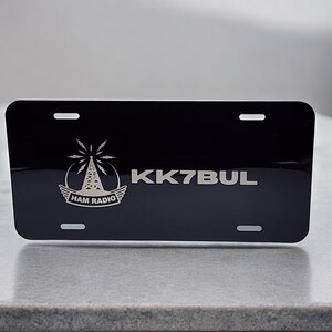 Personalized Ham Radio Call Sign License Plate - Etsy