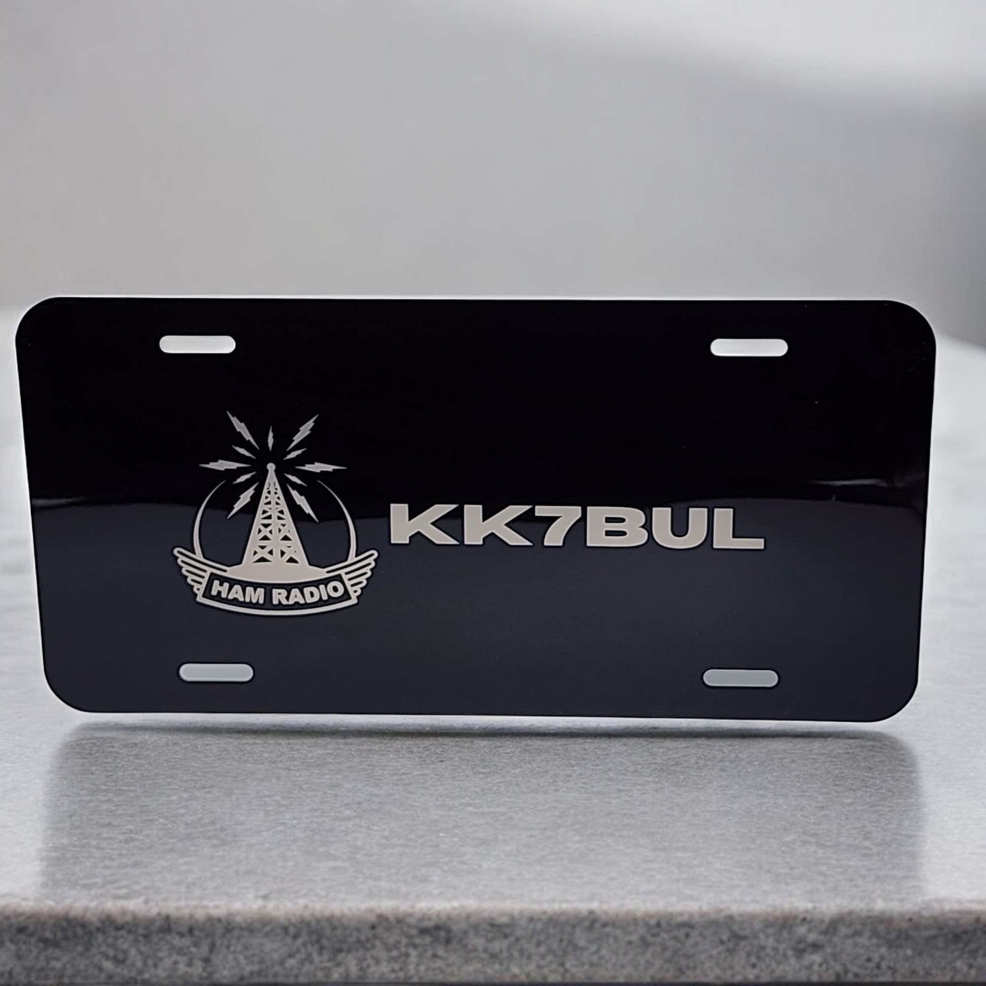 Personalized Ham Radio Call Sign License Plate - Etsy