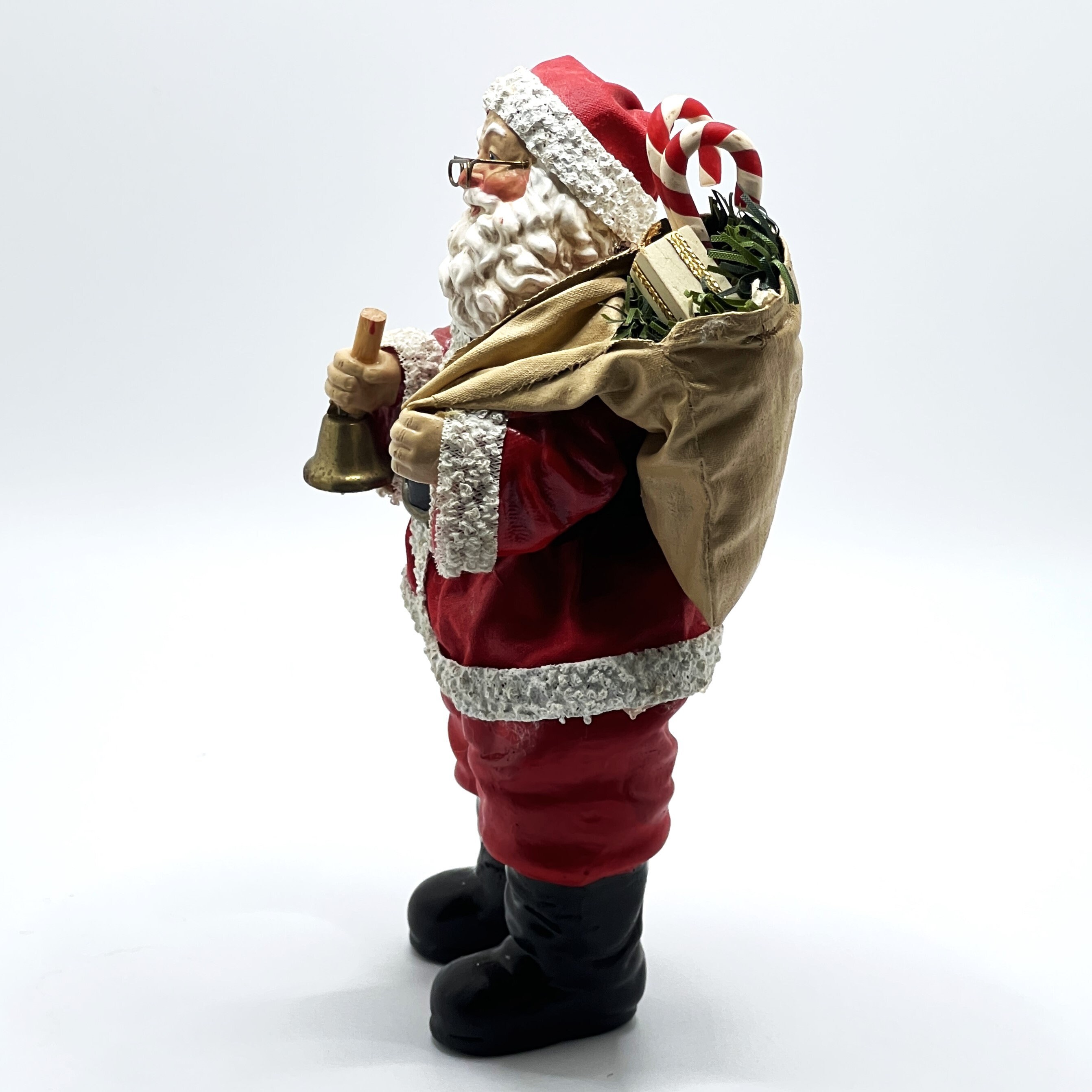 Vintage Clothtique Santa Christmas Bell Ringer Possible Dreams 7 ...