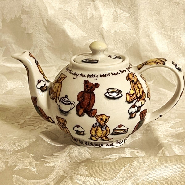 Teddy Bear Teapot - Etsy