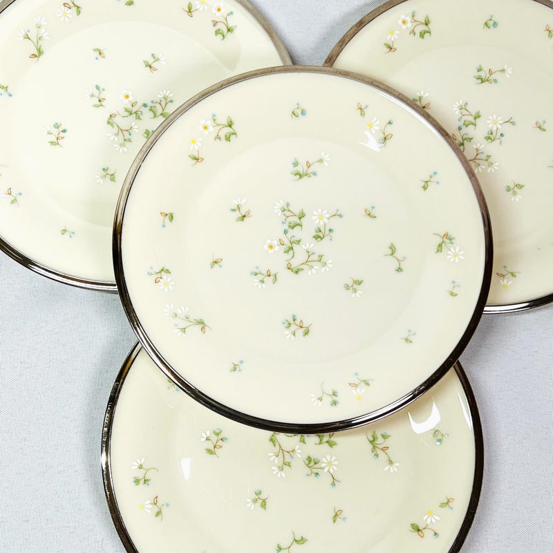 Floral China Plates - Etsy