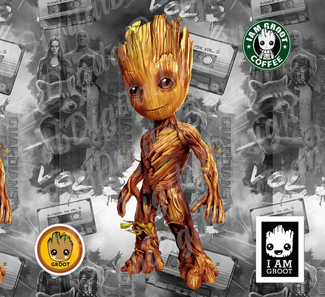 Groot 20oz Sublimation Tumbler Wrap Design Instant Download - Etsy