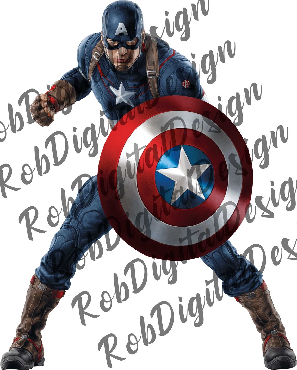 Captain America Png Transparent - Etsy