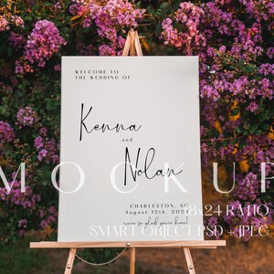 Wedding Sign Mockup, Venue Sign Mockup, 18x24 Sign Mockup, Poster ...