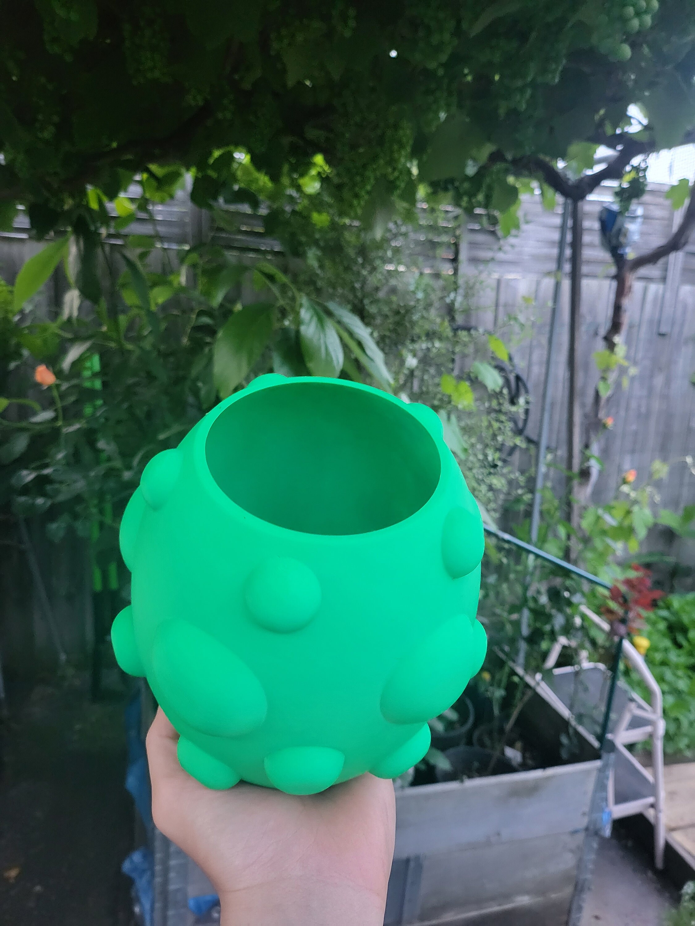 Polka Dot Plant Pot With Tray STL - Digital File - Etsy