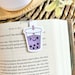 Boba Magnetic Bookmarks--boba Tea Bookmark--page Marker--book Lover ...