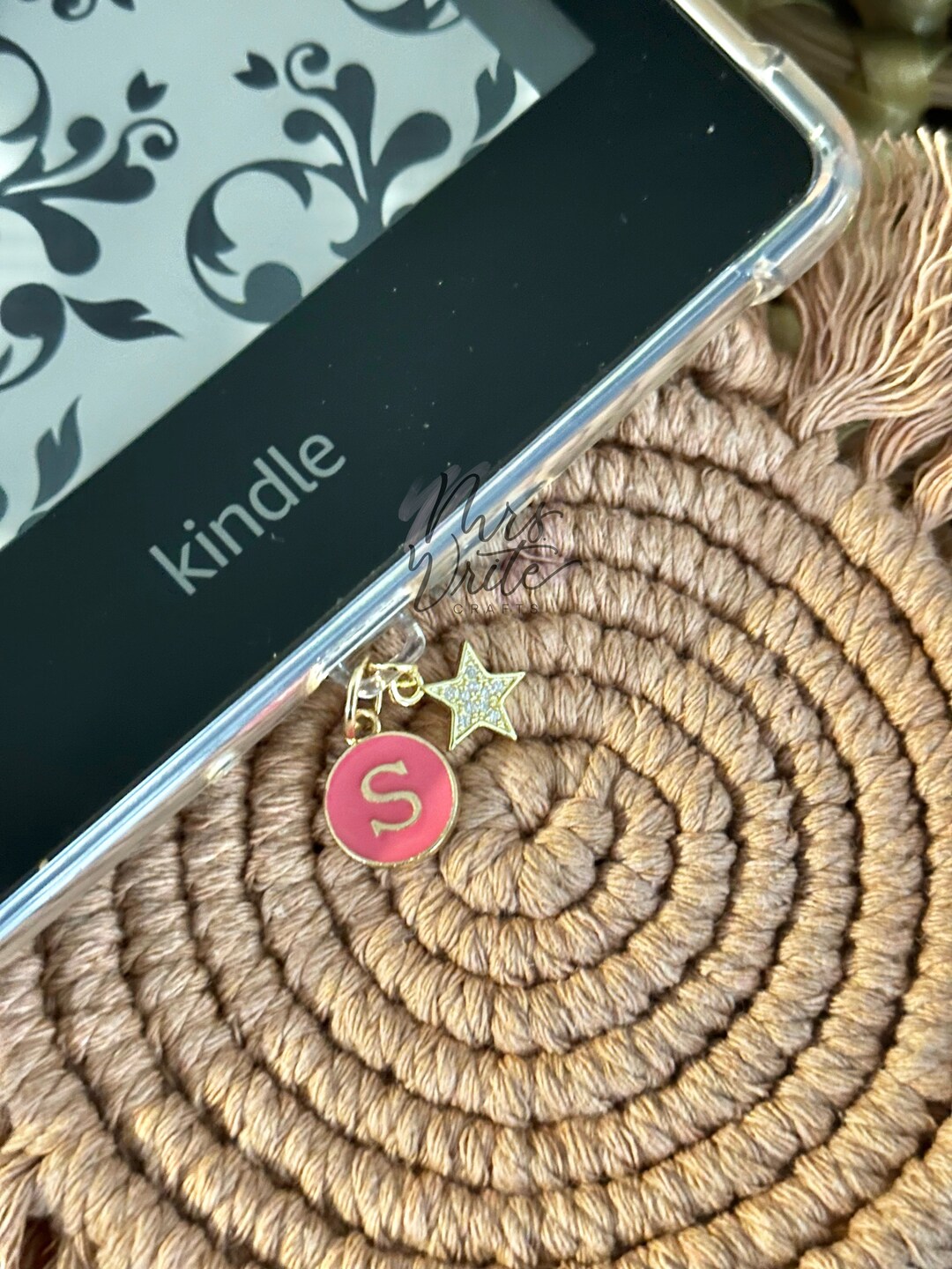 Initial USB-C Device Charm—phone Charm—kindle Charm—dust Plug—initial ...