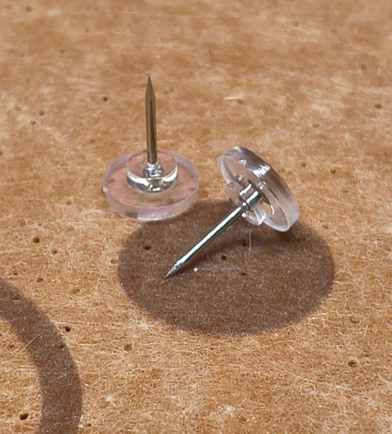 Pastel White Rabbit Push Pins | Kawaii Decorative Bulletin Board Tacks ...