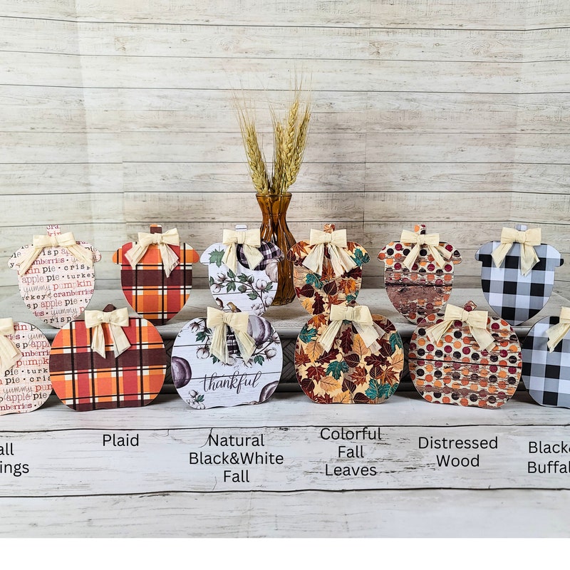 Wooden Fall Decor - Etsy