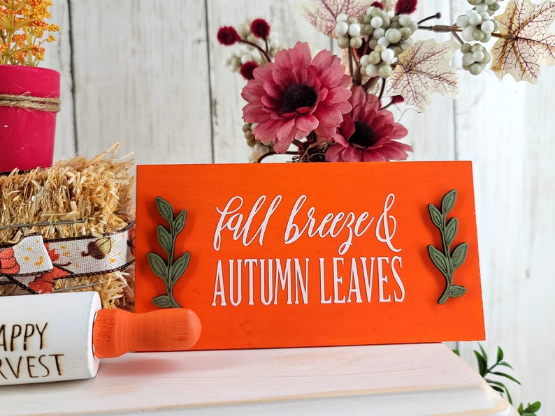 Thanksgiving Hello Fall Tiered Tray Bundle, Happy Harvest Set, Autumn ...
