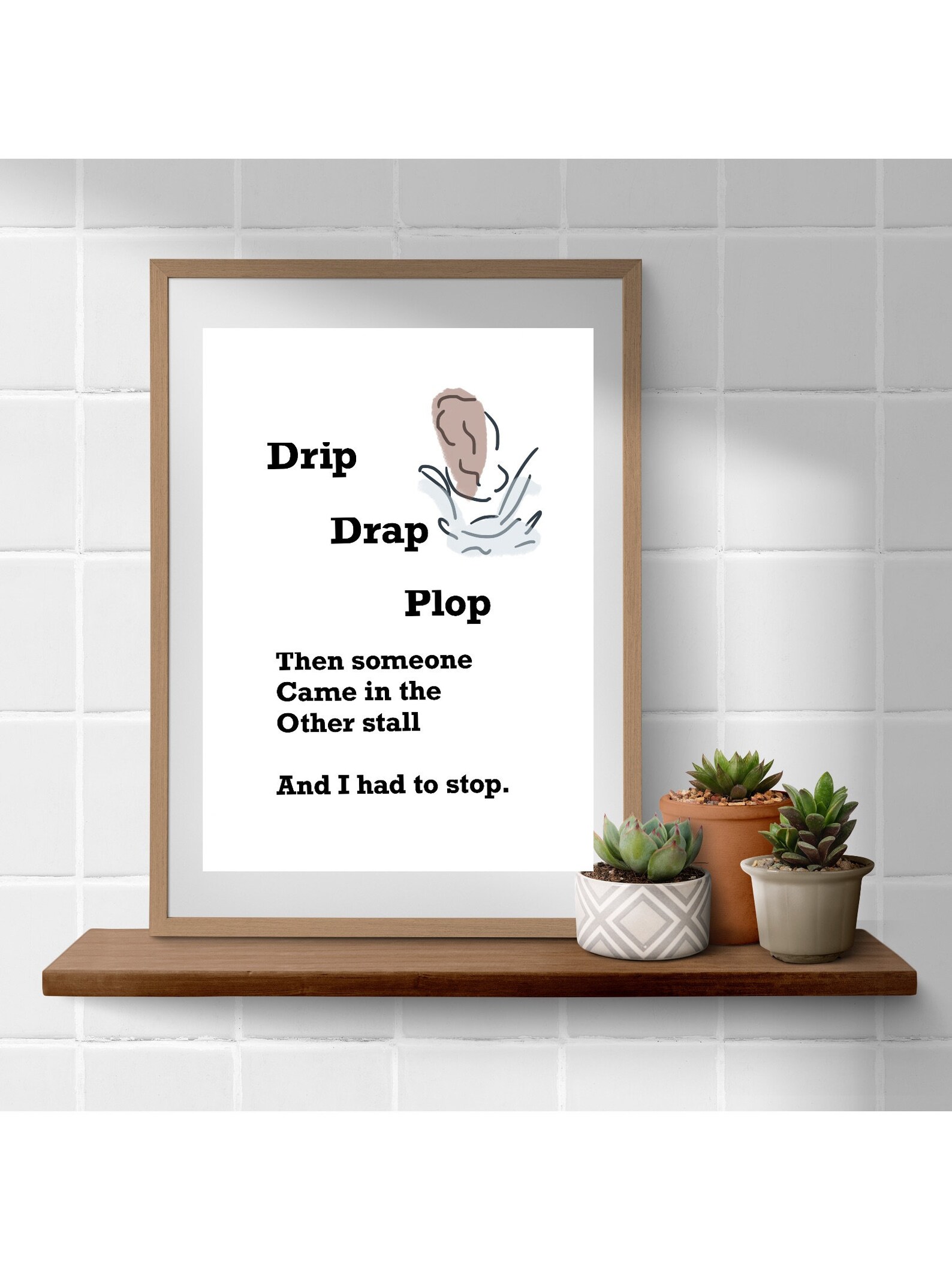Poop Poem, Poopi Kaur, Printable, Funny, Bathroom, Wall Art, Card ...