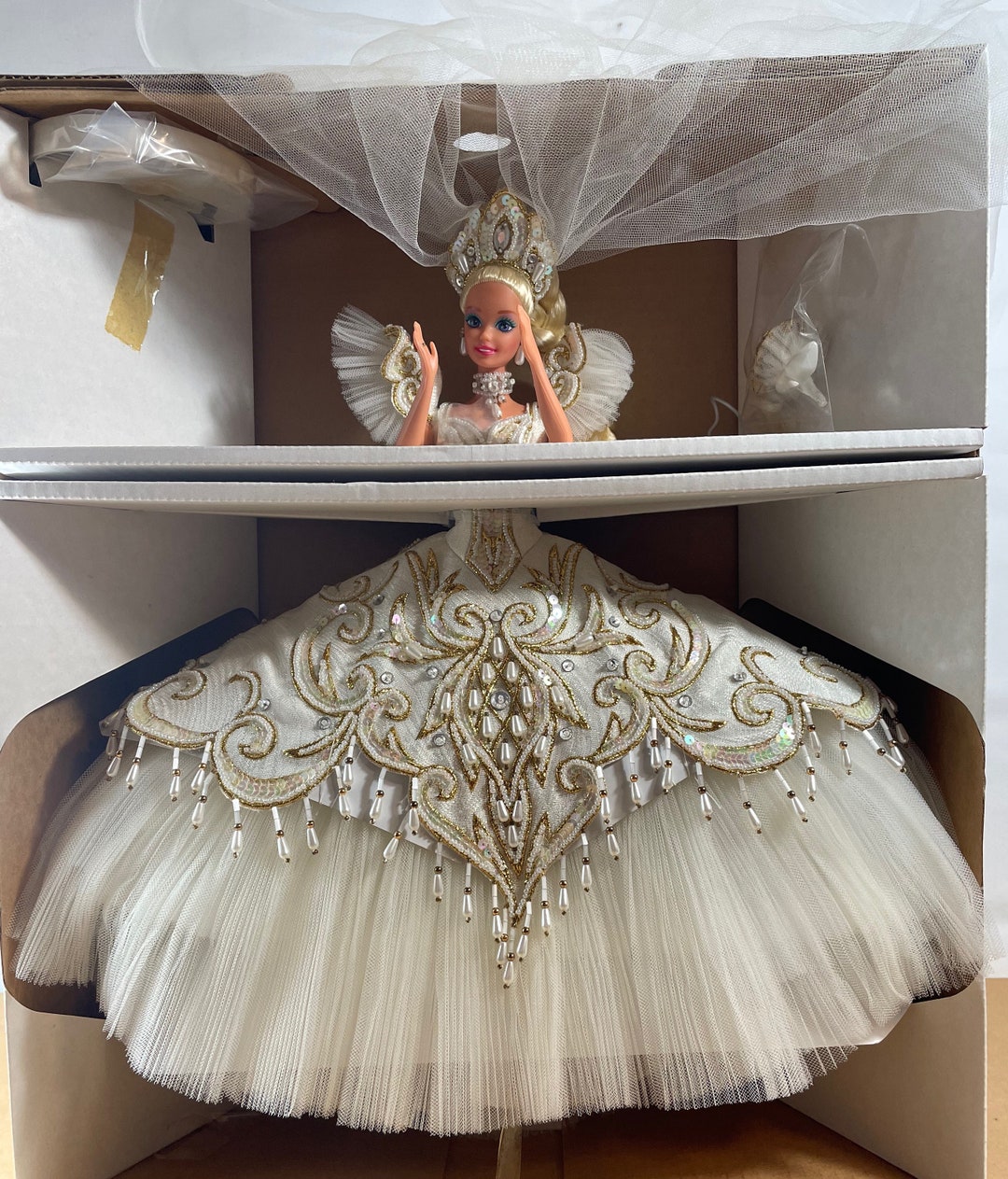 Vintage BOB MACKIE 1992 Empress Bride Barbie Unopened Mint Condition ...