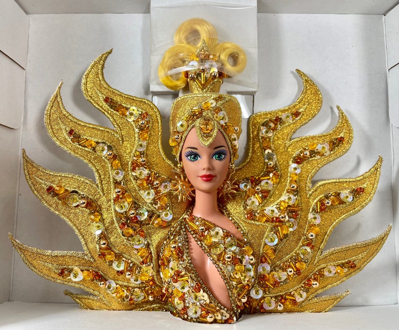 Vintage Bob Mackie 1995 Goddess Of The Sun Barbie Limited