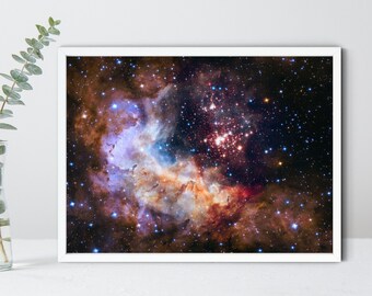 Giclée Prints Poster. Hubble Space Telescope has spotted a UFO Galaxy ...