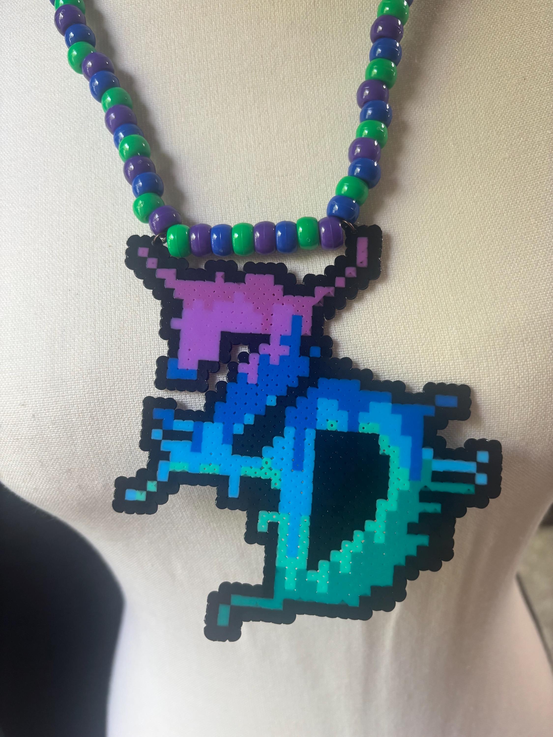Zeds Dead Drippy Perler Rave Kandi Necklace - Etsy