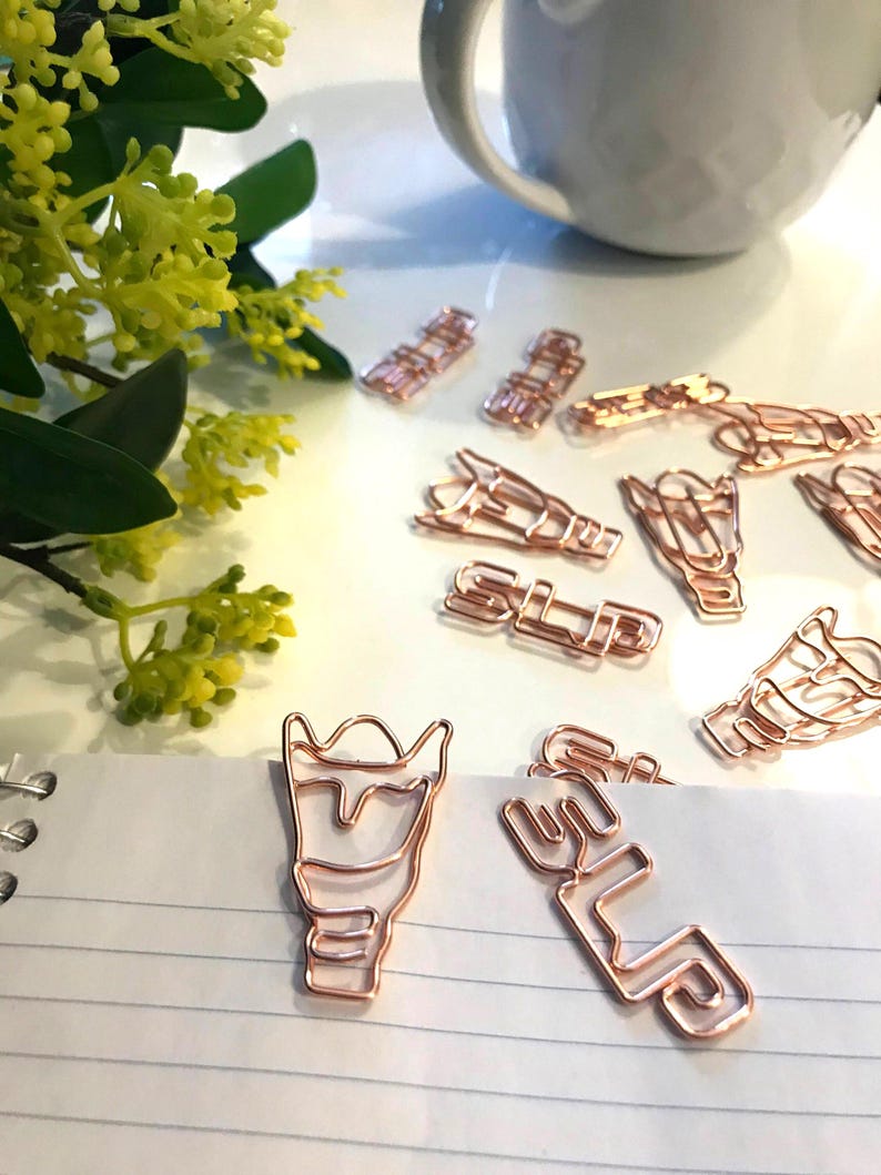 SLP Paper Clips | Pack of 20 | Larynx Paper Clips | Planner Paper Clips ...