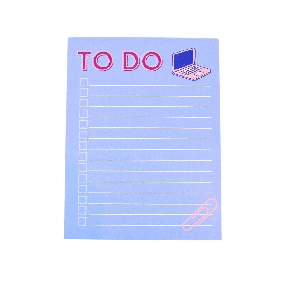 Purple to Do Check List Notepad Small 4.25x5.5 In - Etsy
