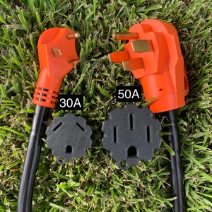 RV Plug Protector 30A 50A Camper Power Plug Cover to Prevent Broken ...