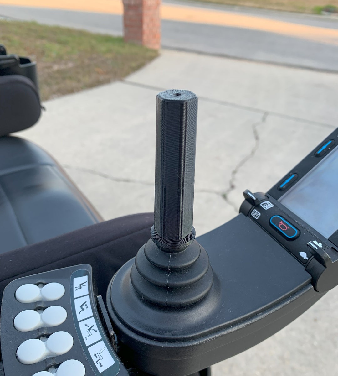 Retro Stick - Power Wheelchair Joystick Knob Replacement 1/4" Stem Size ...