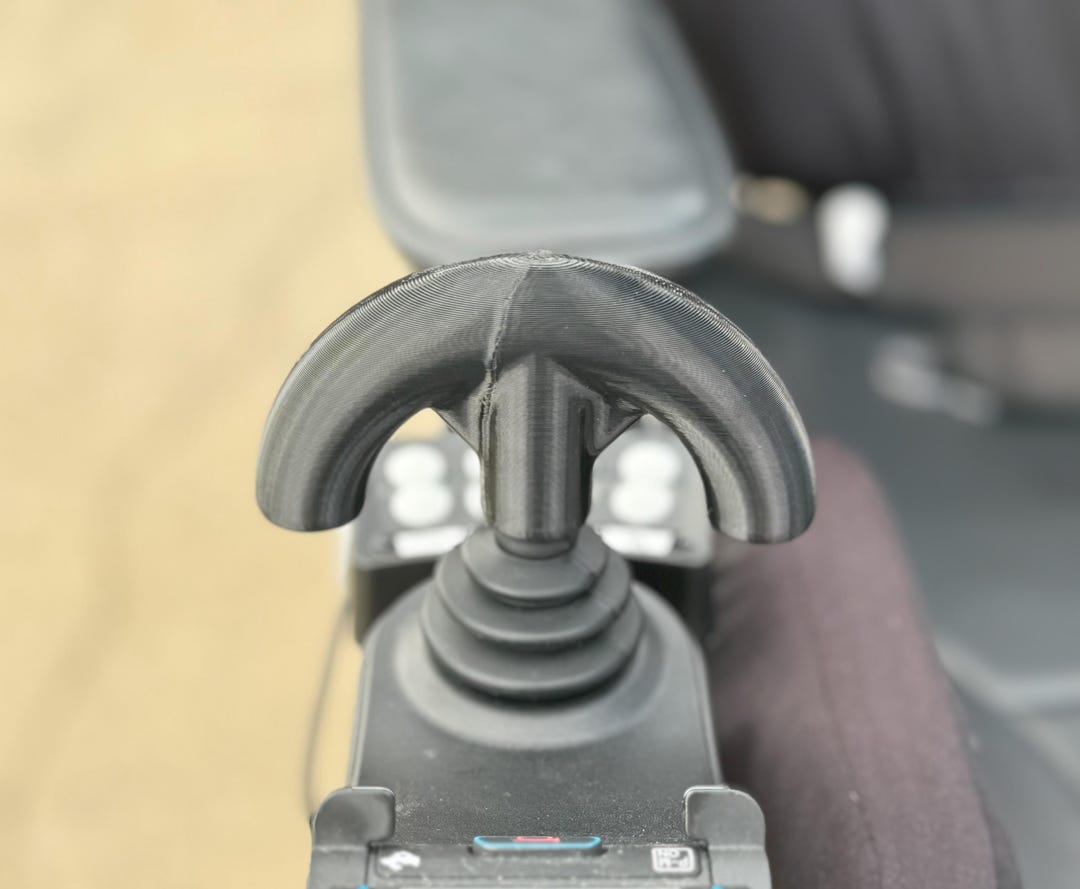 Half Wheel - Curved Power Wheelchair Joystick Knob Replacement 1/4 ...