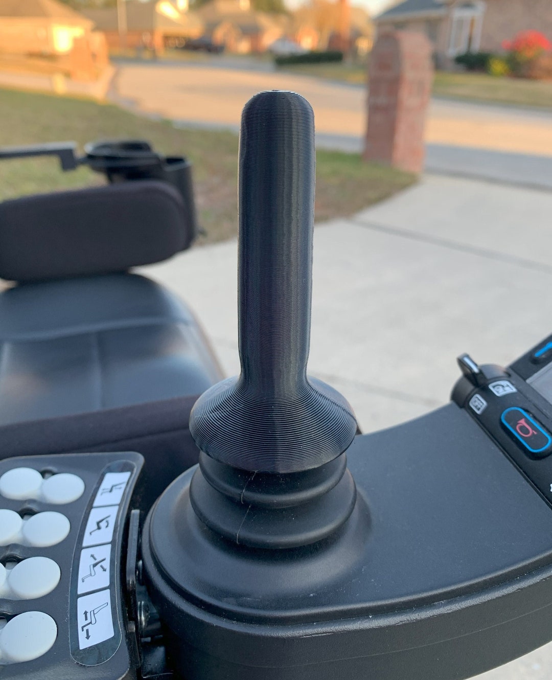 Super Tall Stick - Power Wheelchair Joystick Knob Enhanced Replacement Accessory 1/4" Stem Size ...