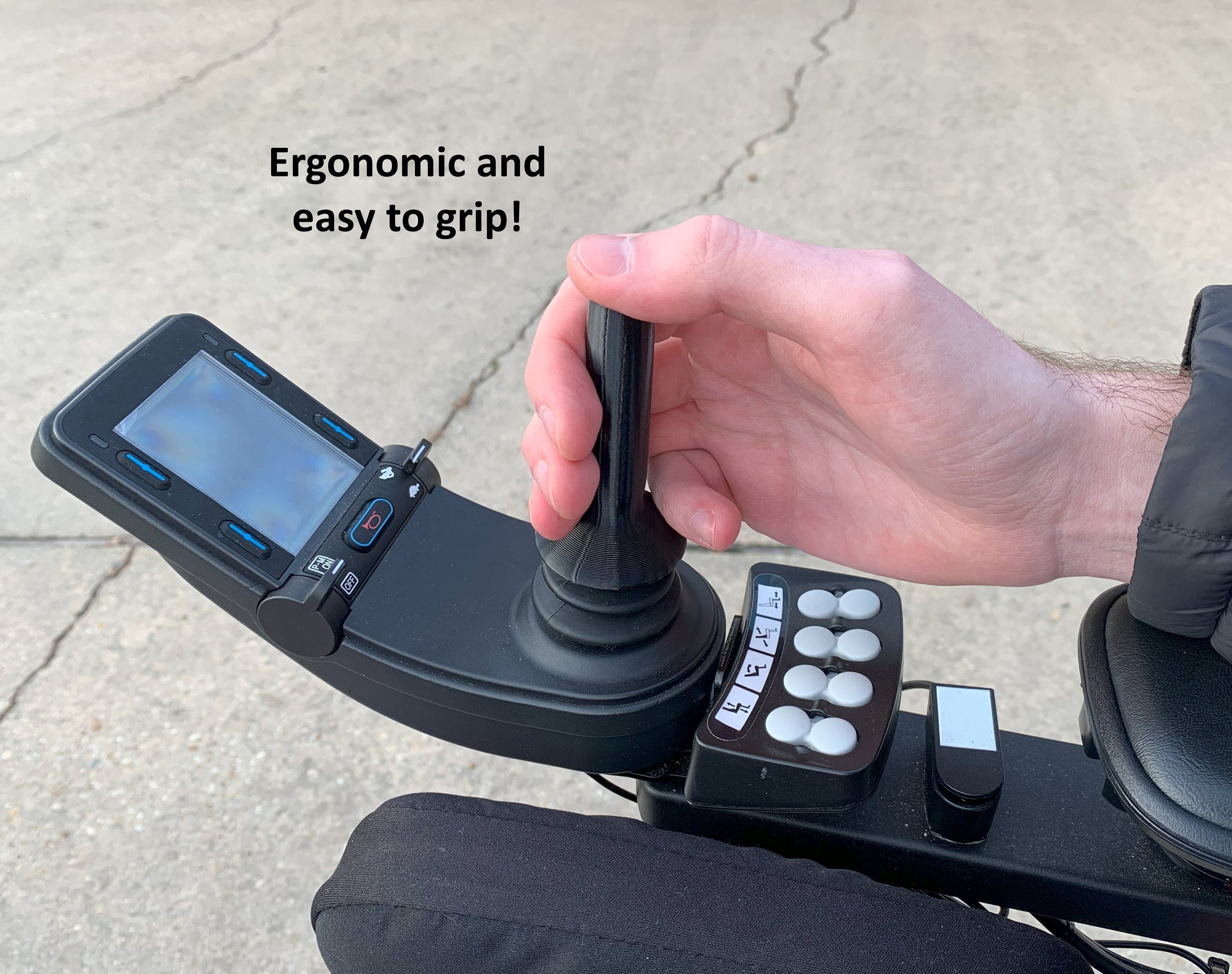 Super Tall Stick - Power Wheelchair Joystick Knob Enhanced Replacement ...