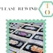 Please Rewind: PDF Quilt Pattern - Digital Download - Retro Video Quilt ...