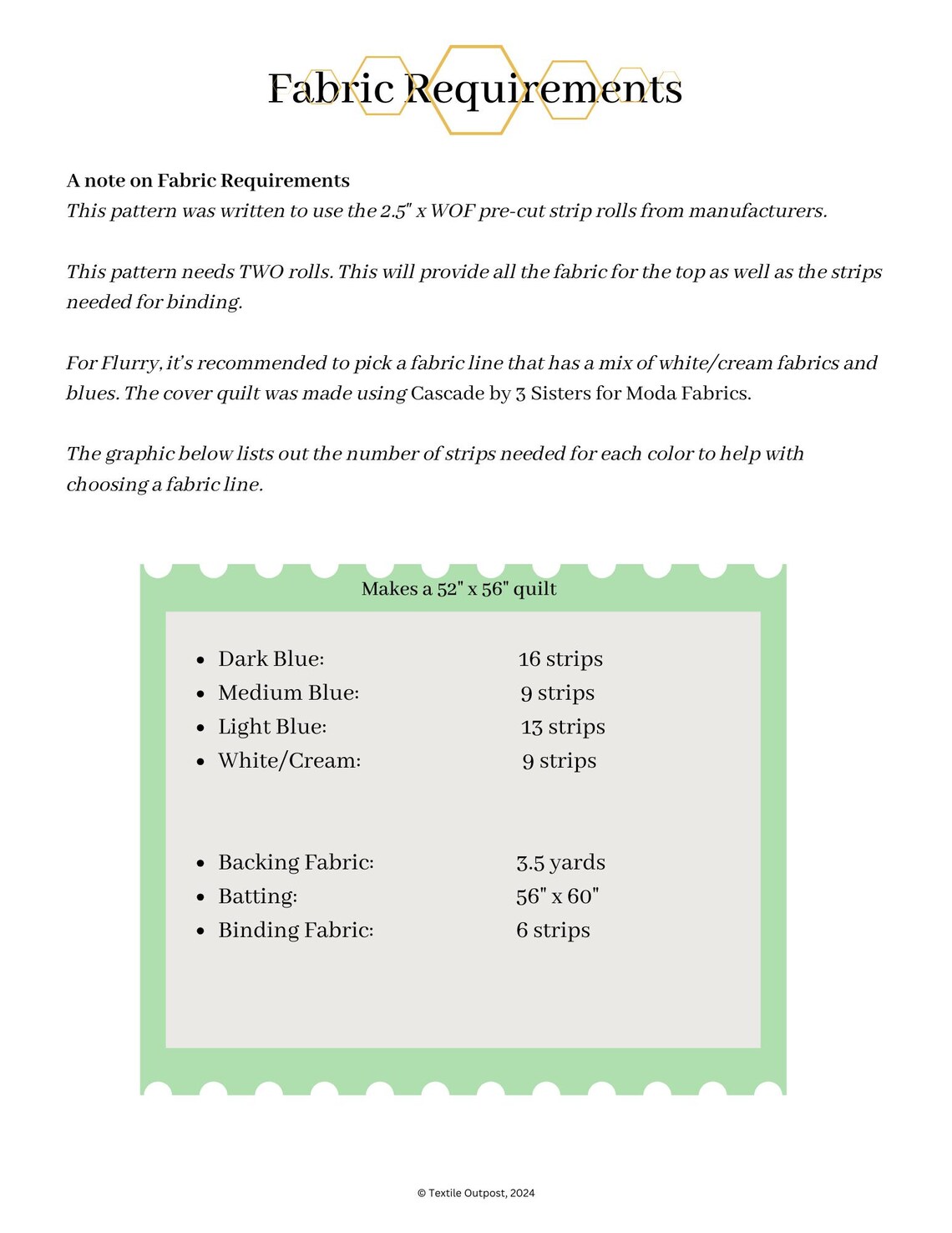 Flurry: PDF Quilt Pattern - Digital Download - Part of the Precuts ...