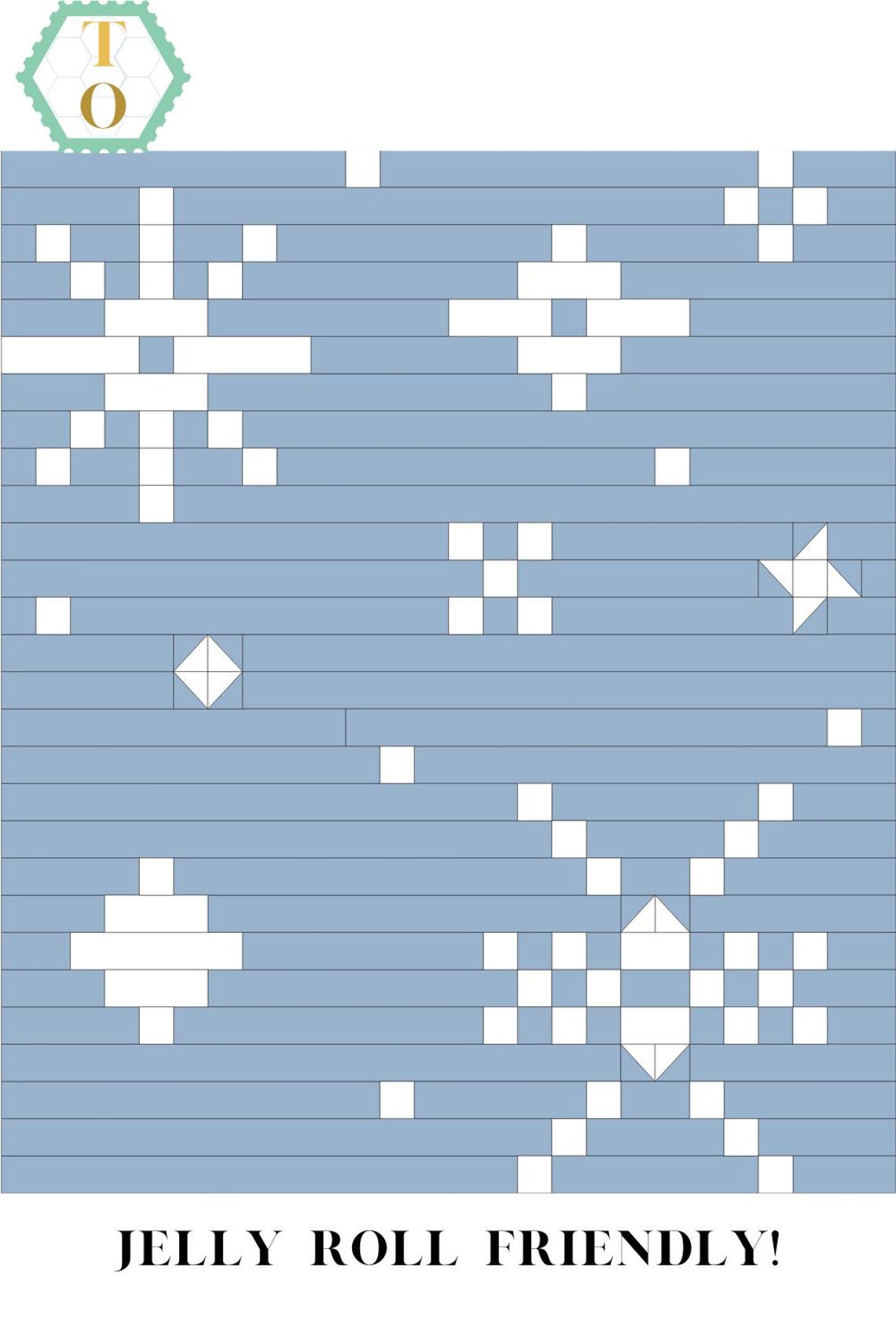 Flurry: PDF Quilt Pattern - Digital Download - Part of the Precuts ...