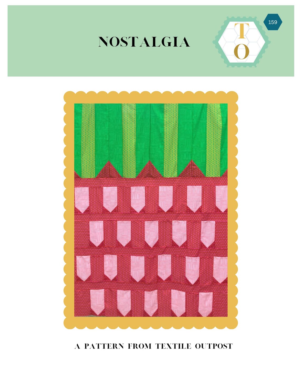 Nostalgia - A Strawberry Quilt: PDF Quilt Pattern - Digital Download ...