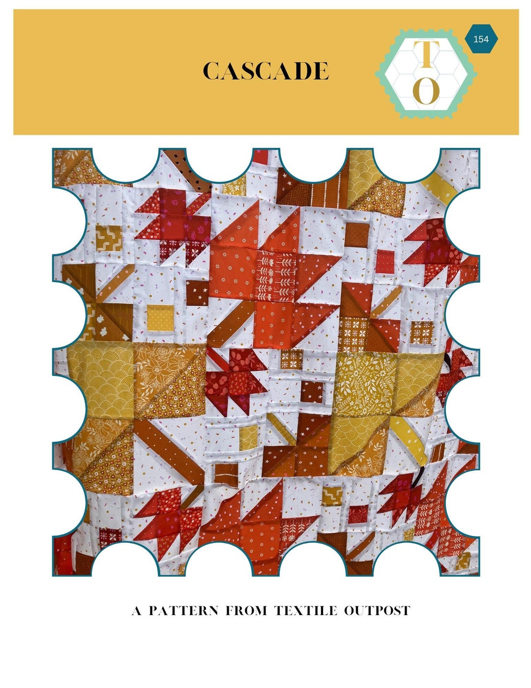 Cascade: PDF Quilt Pattern - Digital Download - Fall Quilt Pattern - Etsy