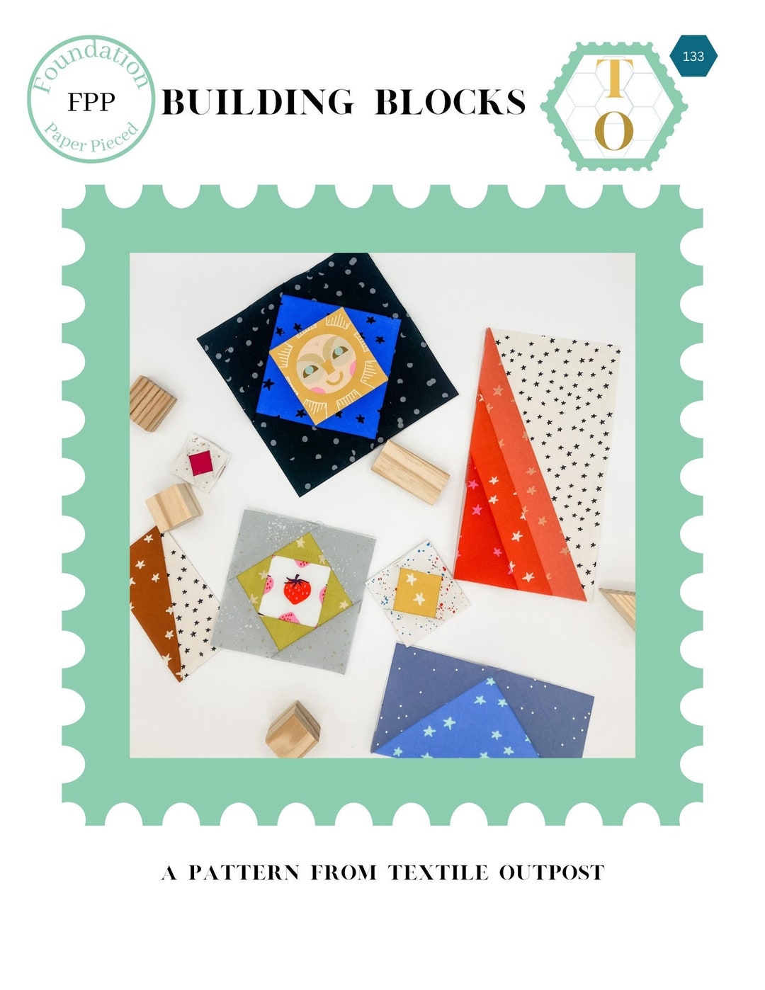 Building Blocks: PDF Quilt Pattern - Digital Download - Foundation ...